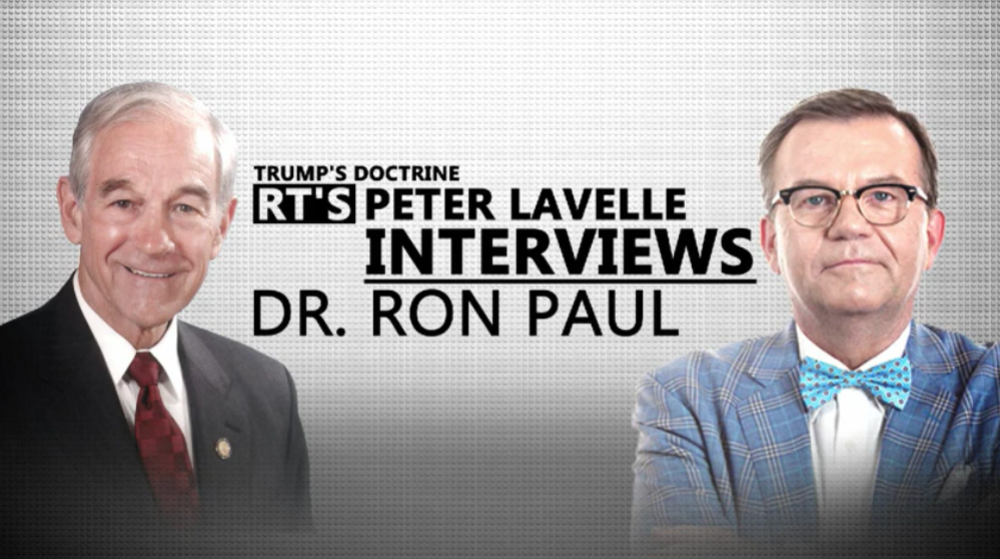 EXCLUSIVE: RT’s Peter Lavelle Interviews Dr Ron Paul | The Wall Will Fall
